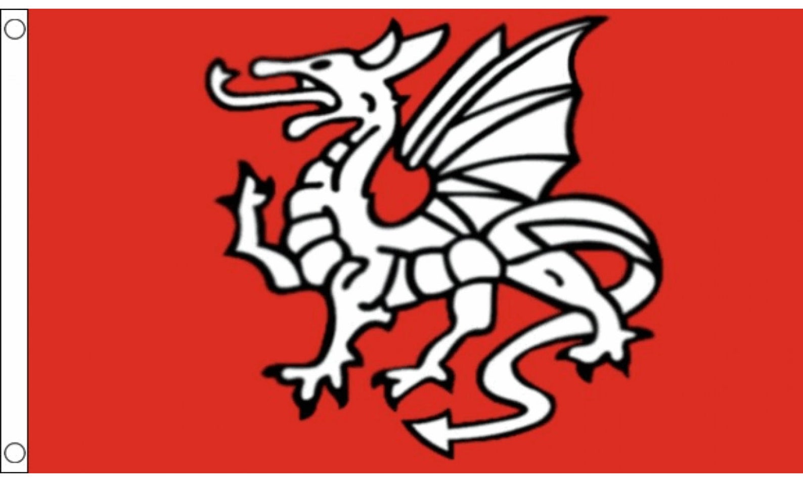 English Pendragon Anglo Saxon Flag 5 x 3 FT 100% Polyester | Etsy