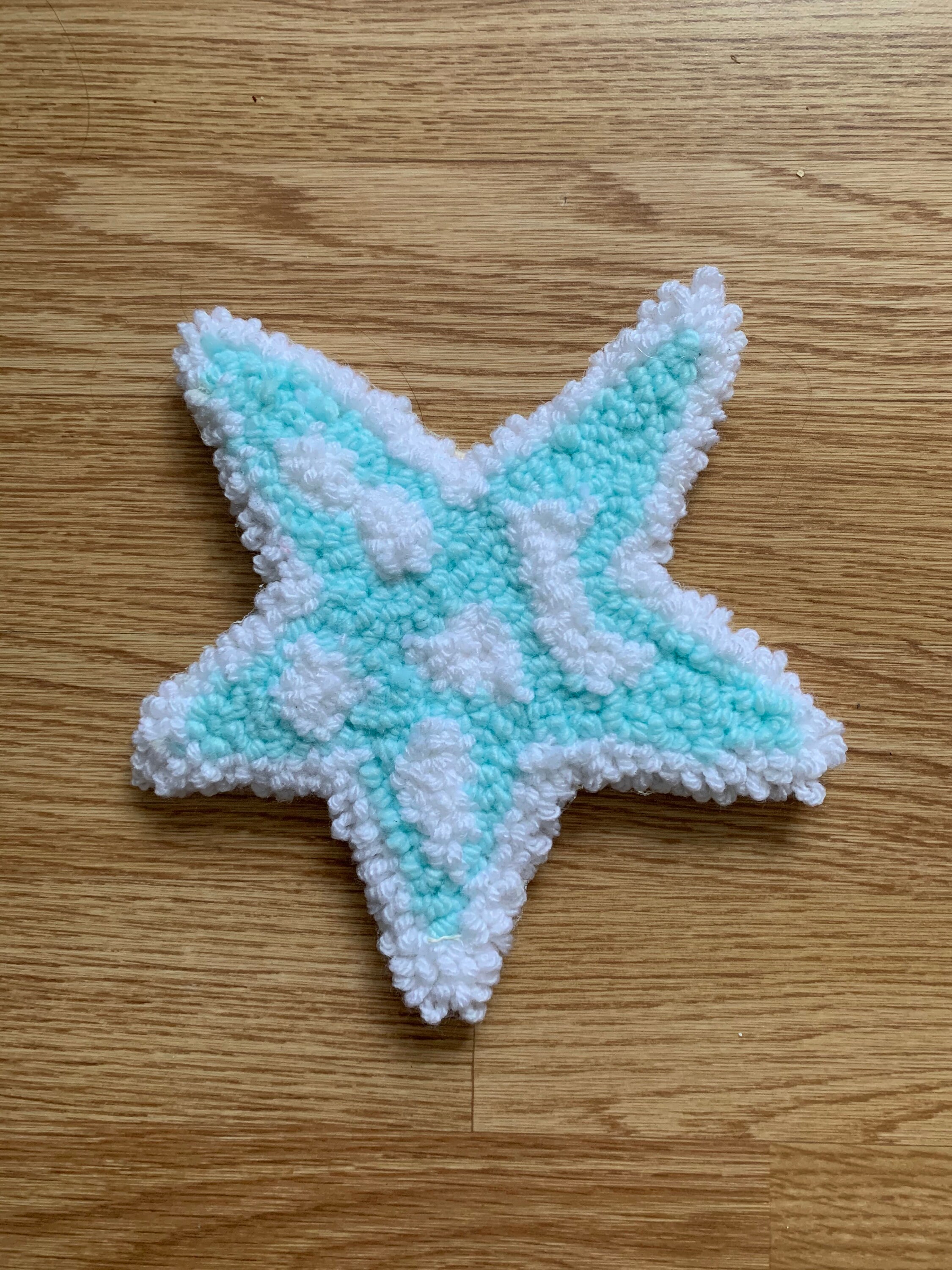 Patrón azul pared de la estrella colgando. - Etsy España