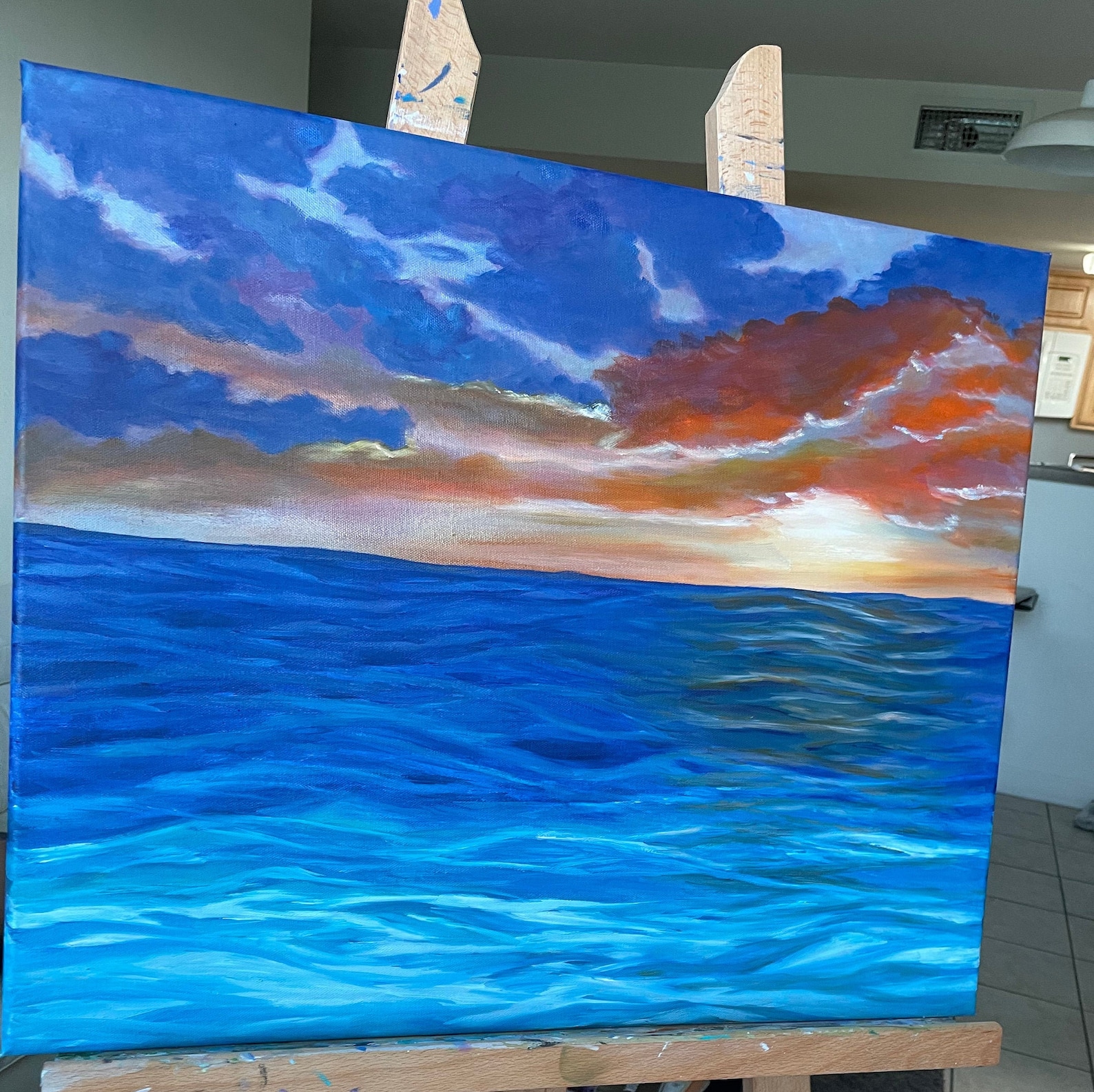 Deep Ocean Art ,oil Paining on Canvas Wall Decoration Home Decoration ...