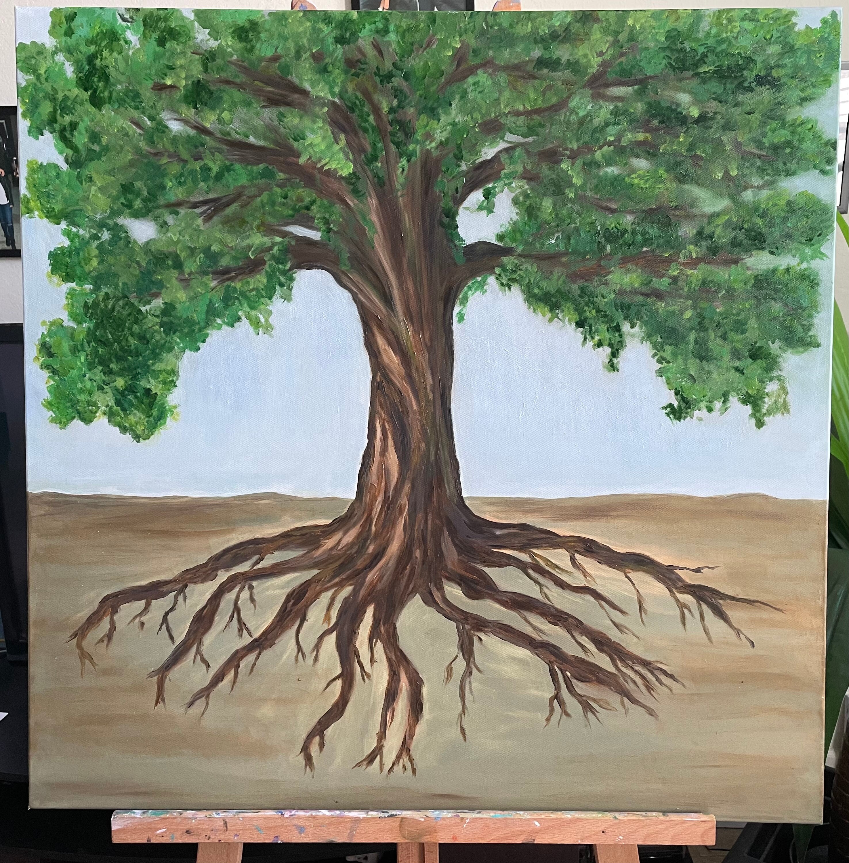 Tree of Life Original Painting Artwork Oil Painting Original Art Tree ...