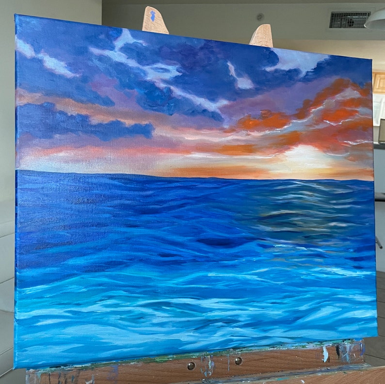 Deep Ocean Art ,oil Paining on Canvas Wall Decoration Home Decoration ...