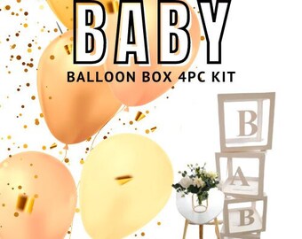 Boy Balloon Box - Etsy