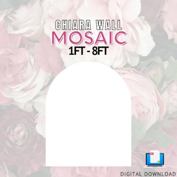 Chiara Wall Template 7ft - Etsy