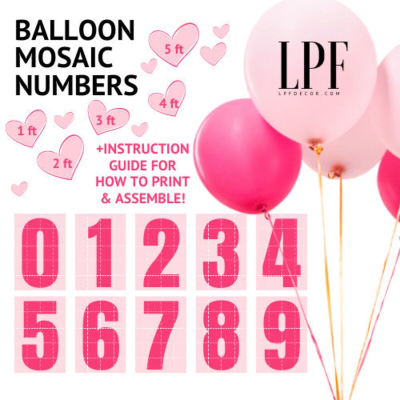 Small Number Balloon - Etsy