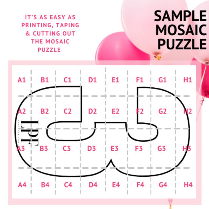 Marquee Numbers Template Printable Templates