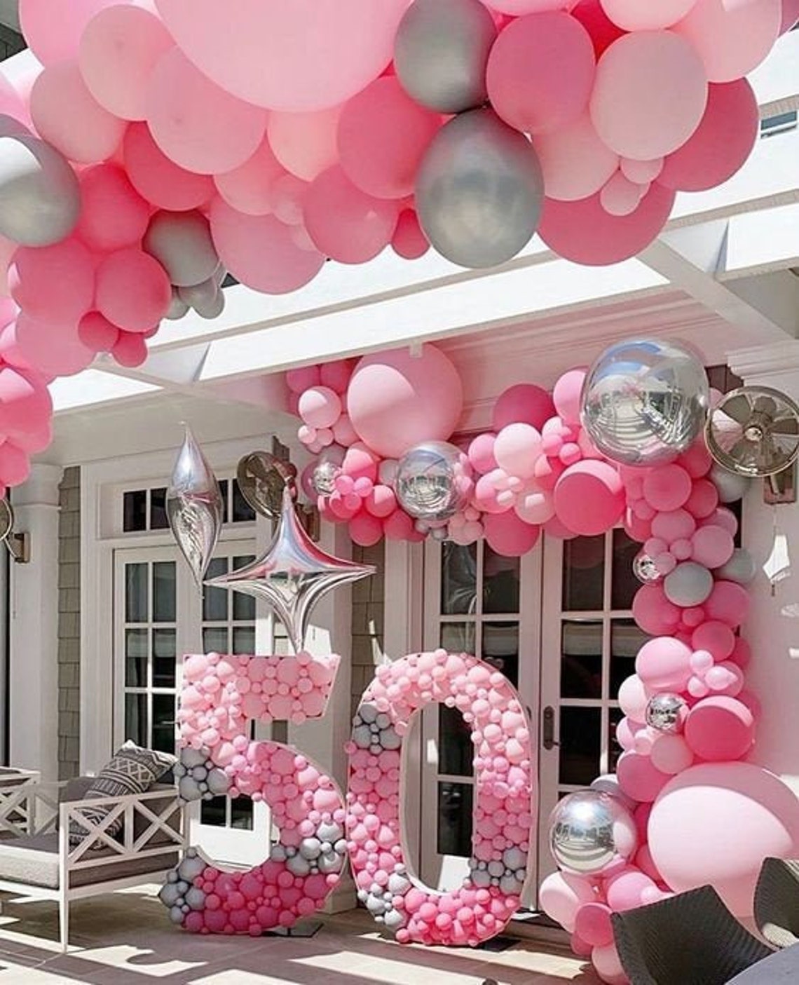 5FT 4FT 3FT 2FT 1FT Balloon Mosaic Number 5 Shadow Box - Etsy Canada