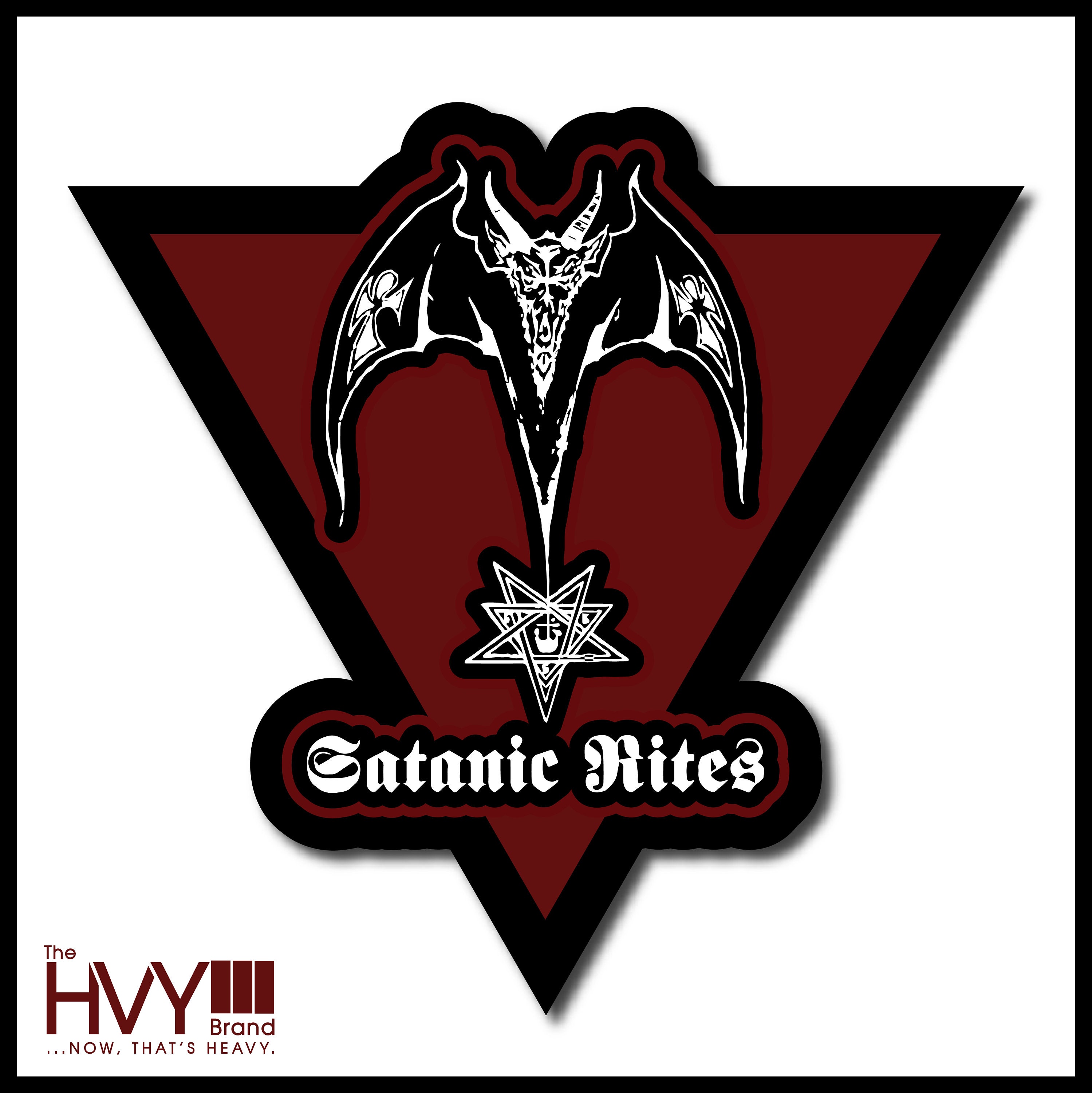 Satanic Rites Die Cut Sticker Vinyl Decal / Flexible Magnet Hellhammer ...