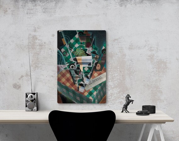 Still Life with Checked Tablecloth Juan Gris Metal Poster | Etsy