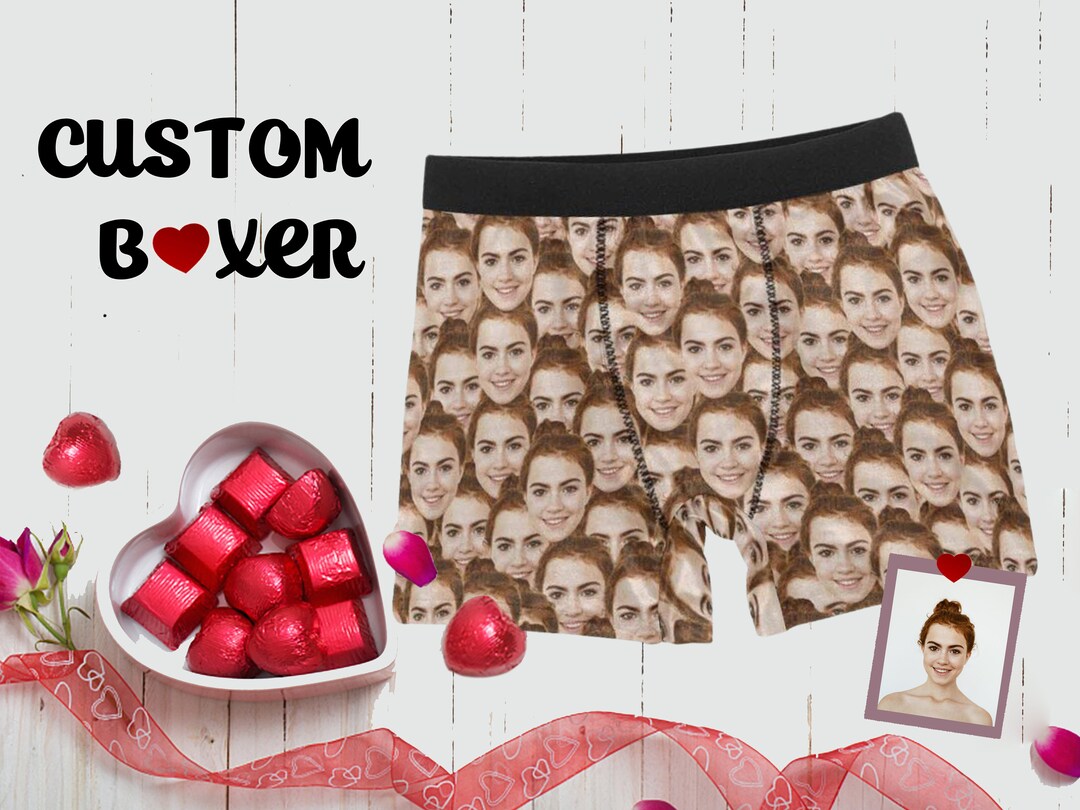 Personalized Boxer Briefs,valentines Gift for Him/boyfriend ...