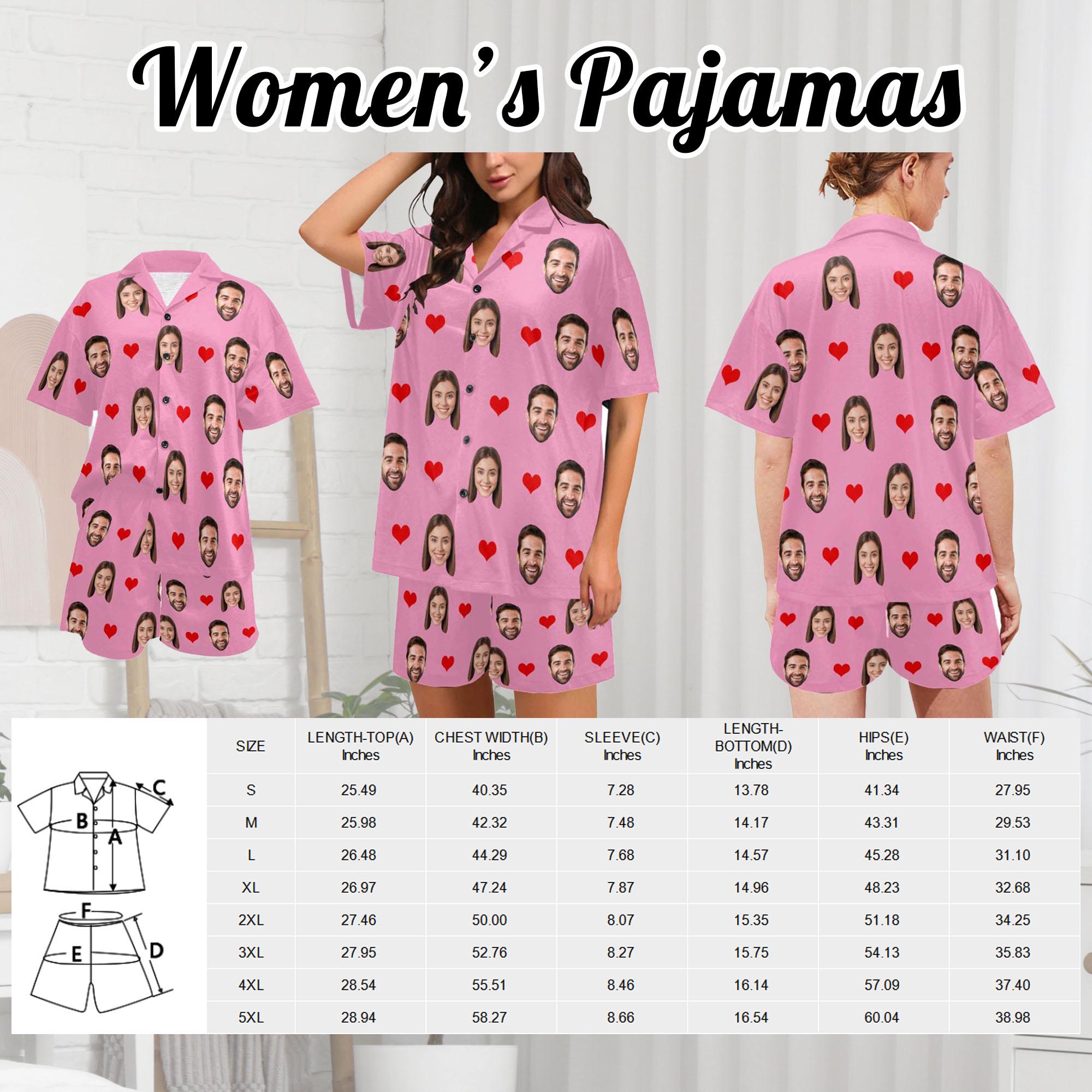 Custom Face Pajamas: Personalized Photo Pajama Set - Etsy