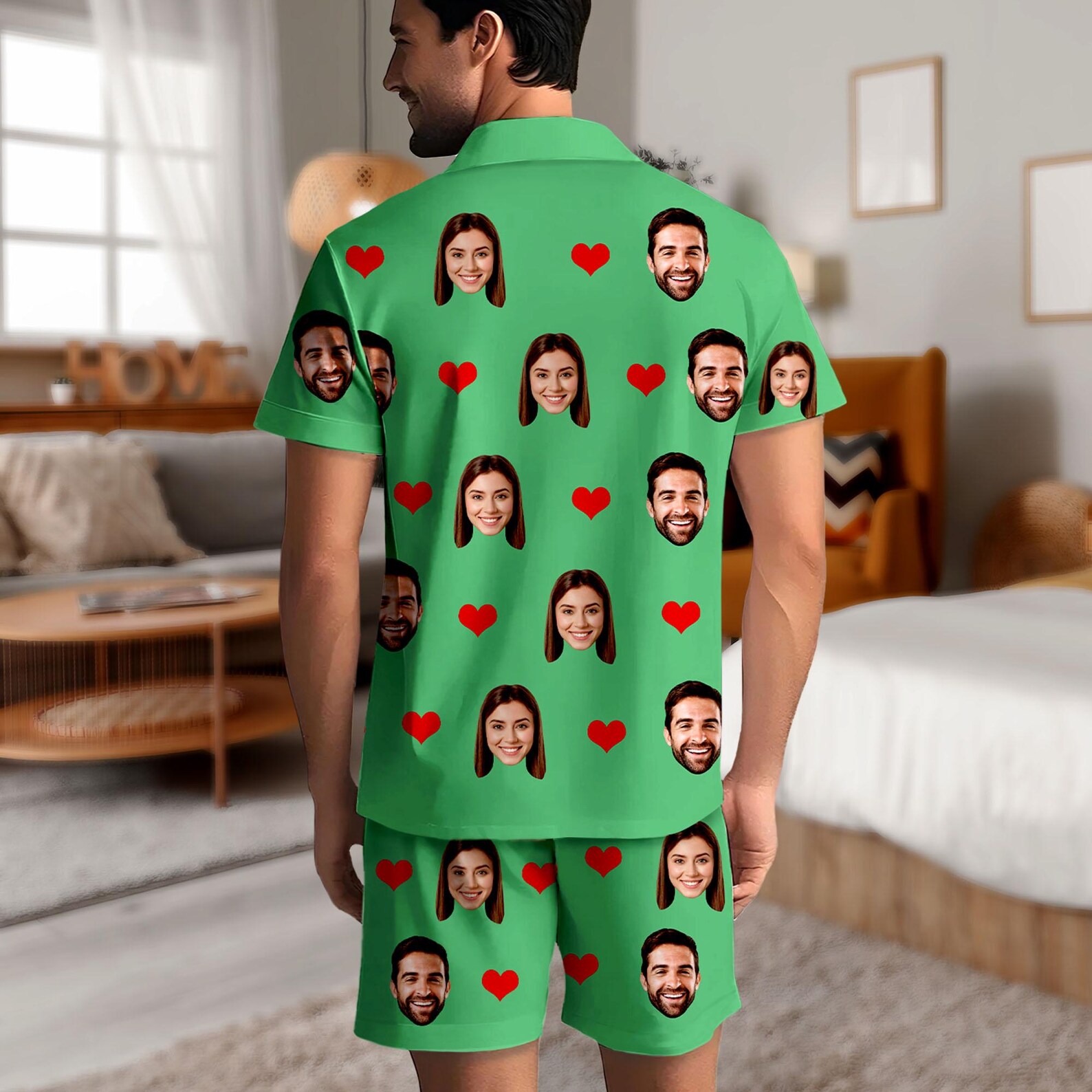 Custom Face Pajamas: Personalized Photo Pajama Set - Etsy