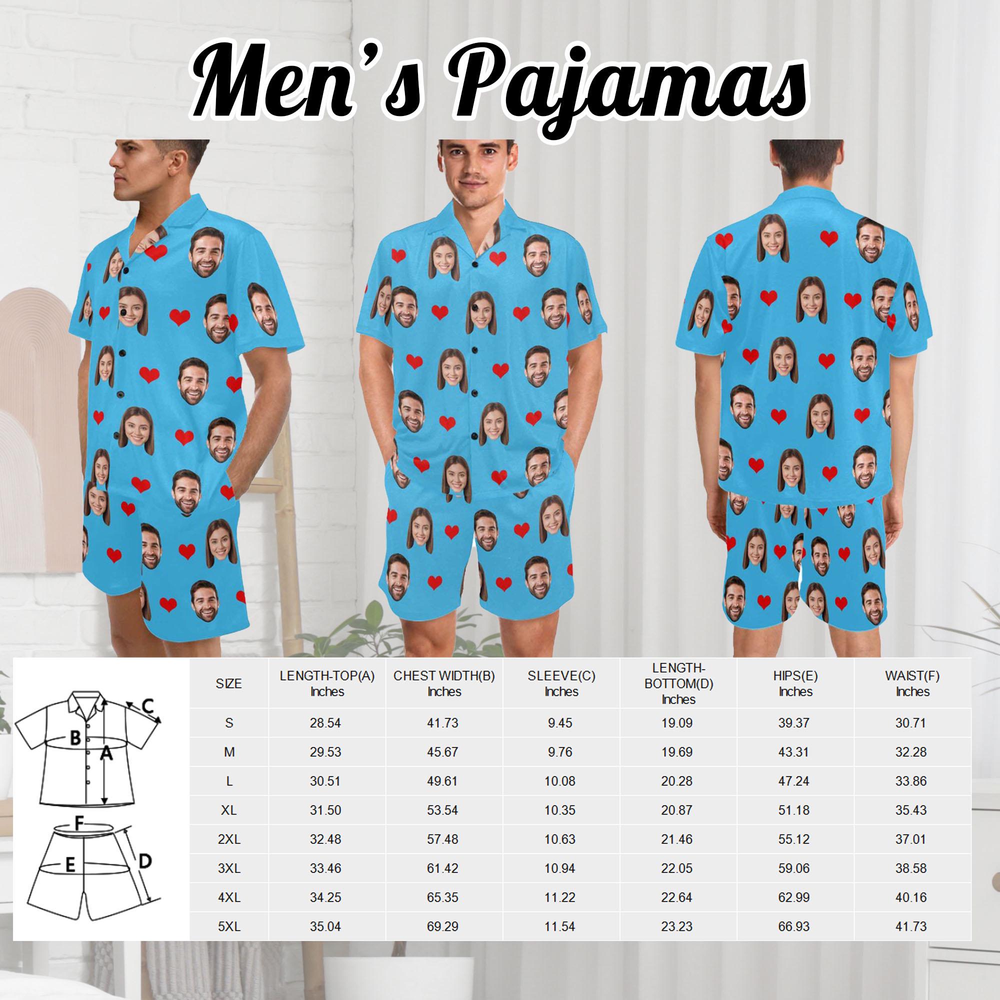 Custom Face Pajamas: Personalized Photo Pajama Set - Etsy