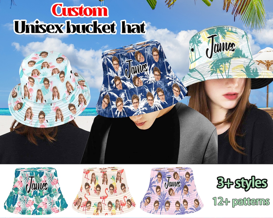 Custom Bucket Hat, Personalized Bucket Hat for Men/woman, Custom Bucket ...