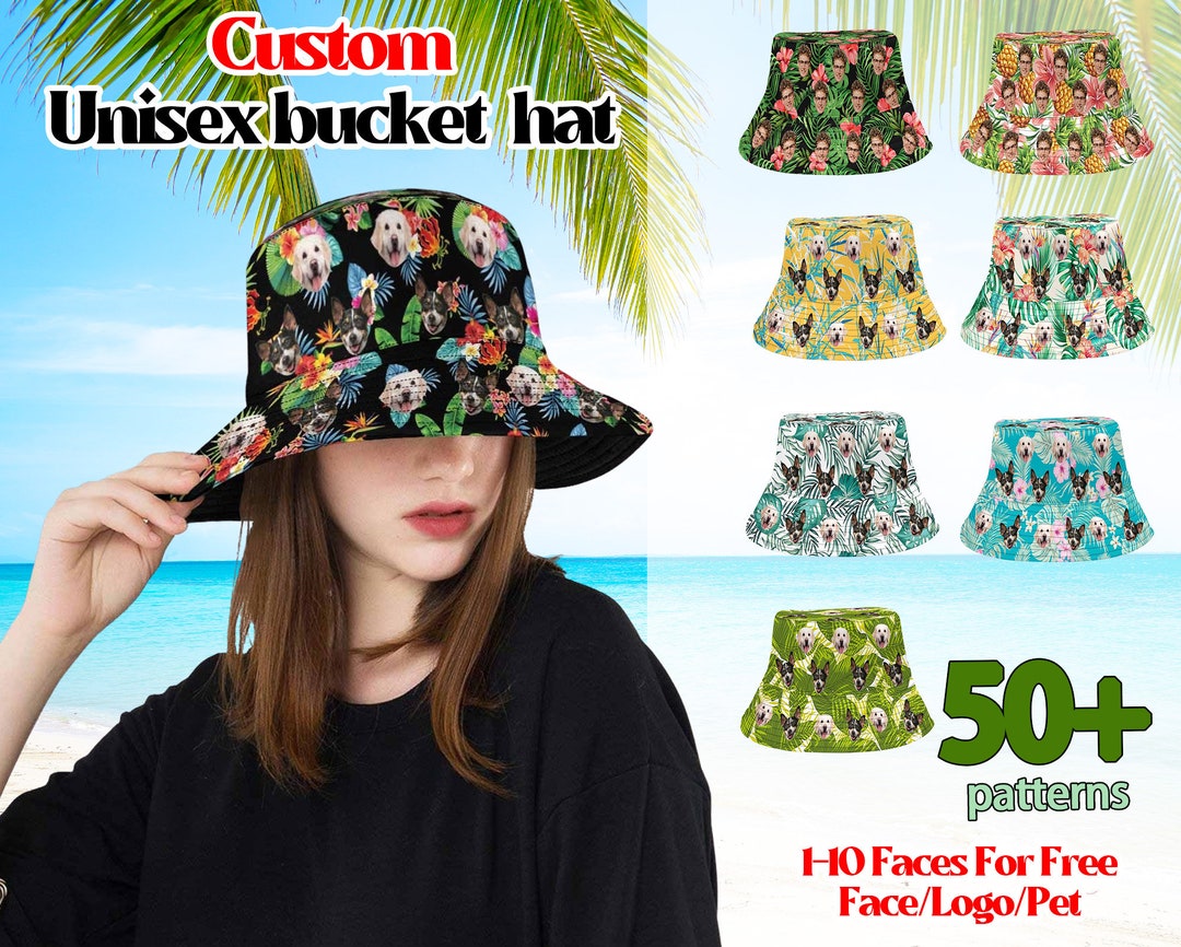 Custom Bucket Hat With Picture, Custom Bucket Hat for Women/men ...