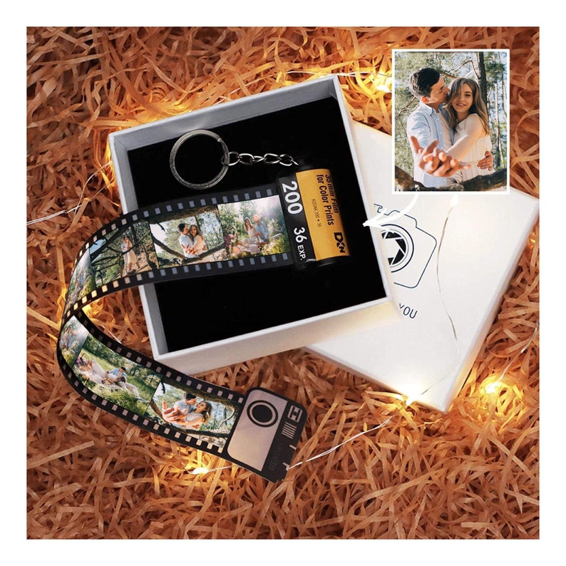 Personalized Photo Film Camera Roll Keychain Album Camera - Etsy
