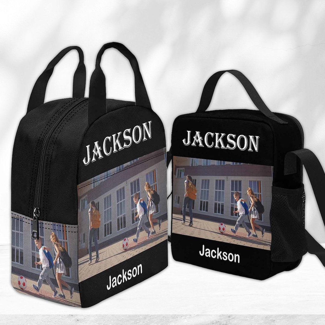 Custom Insulated Lunch Bag: Personalized Name/photo, Reusable Cooler ...