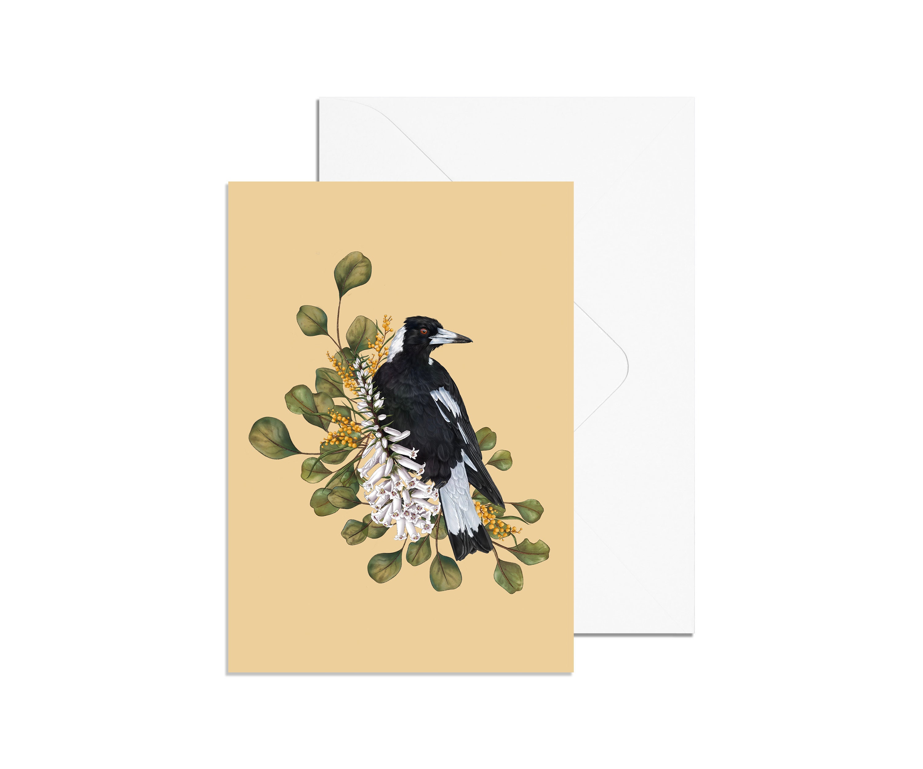A6 Australian Magpie Card - Etsy Australia