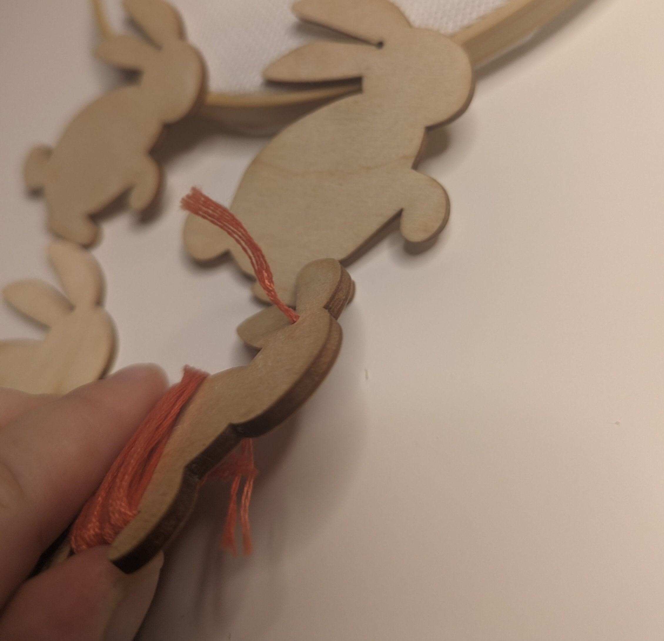 Bunny Rabbit Floss Bobbins, Cross Stitch Organizer, Thread Holder for ...