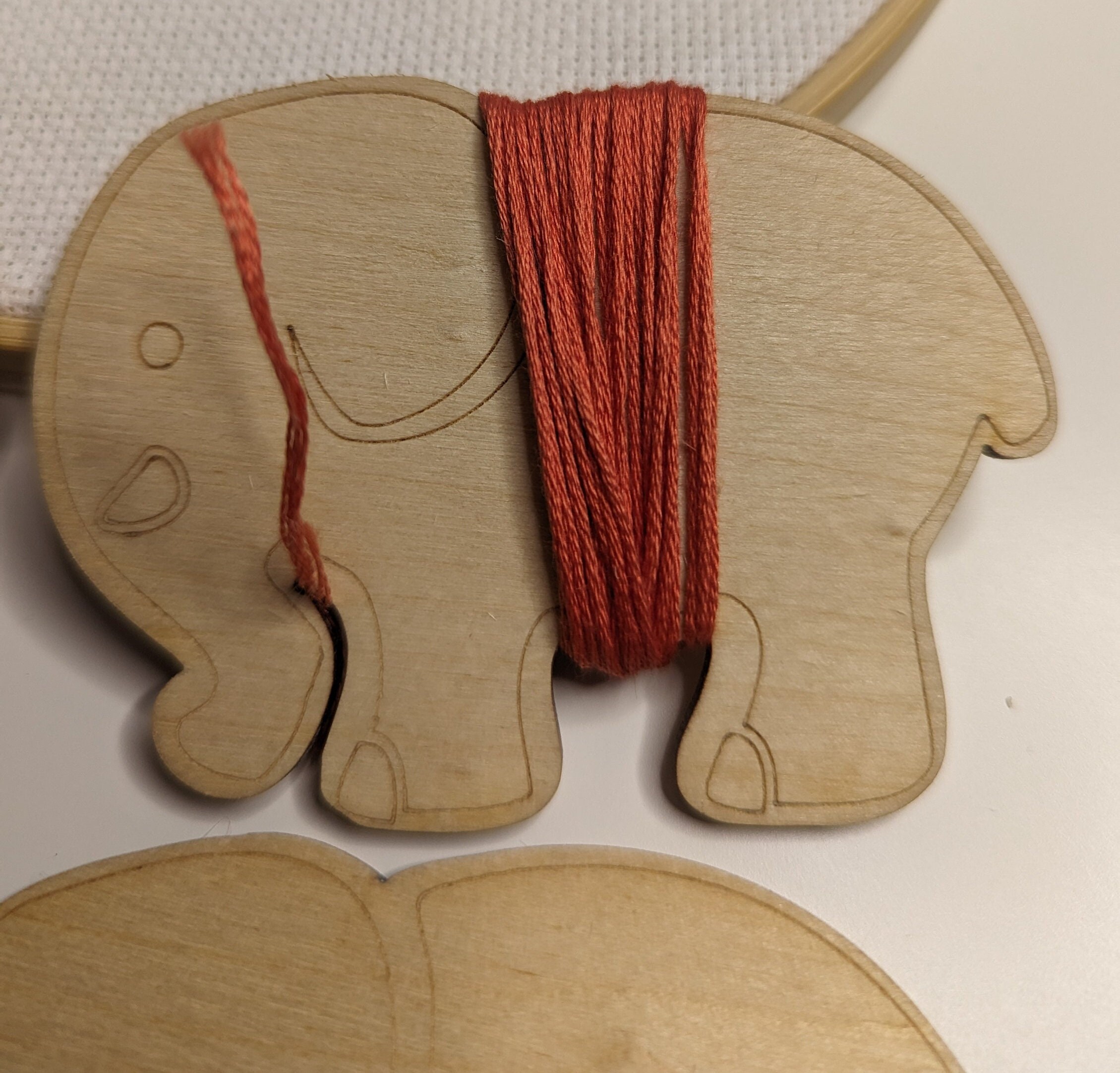 Cute Elephant Floss Bobbins Thread Keepers for Cross Stitch - Etsy