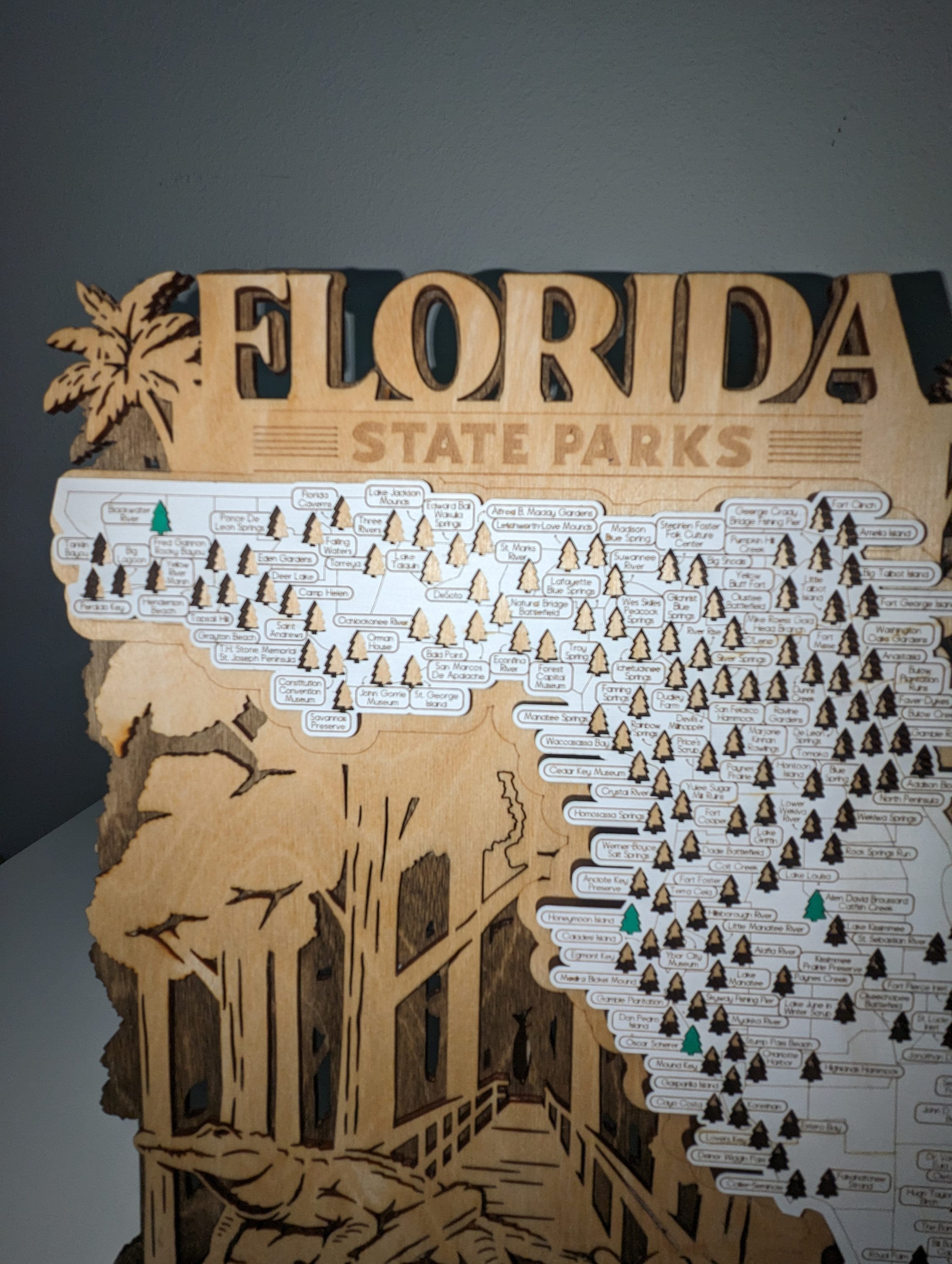 Florida State Parks Interactive Map, Tracking Map for Travel, Outdoor ...