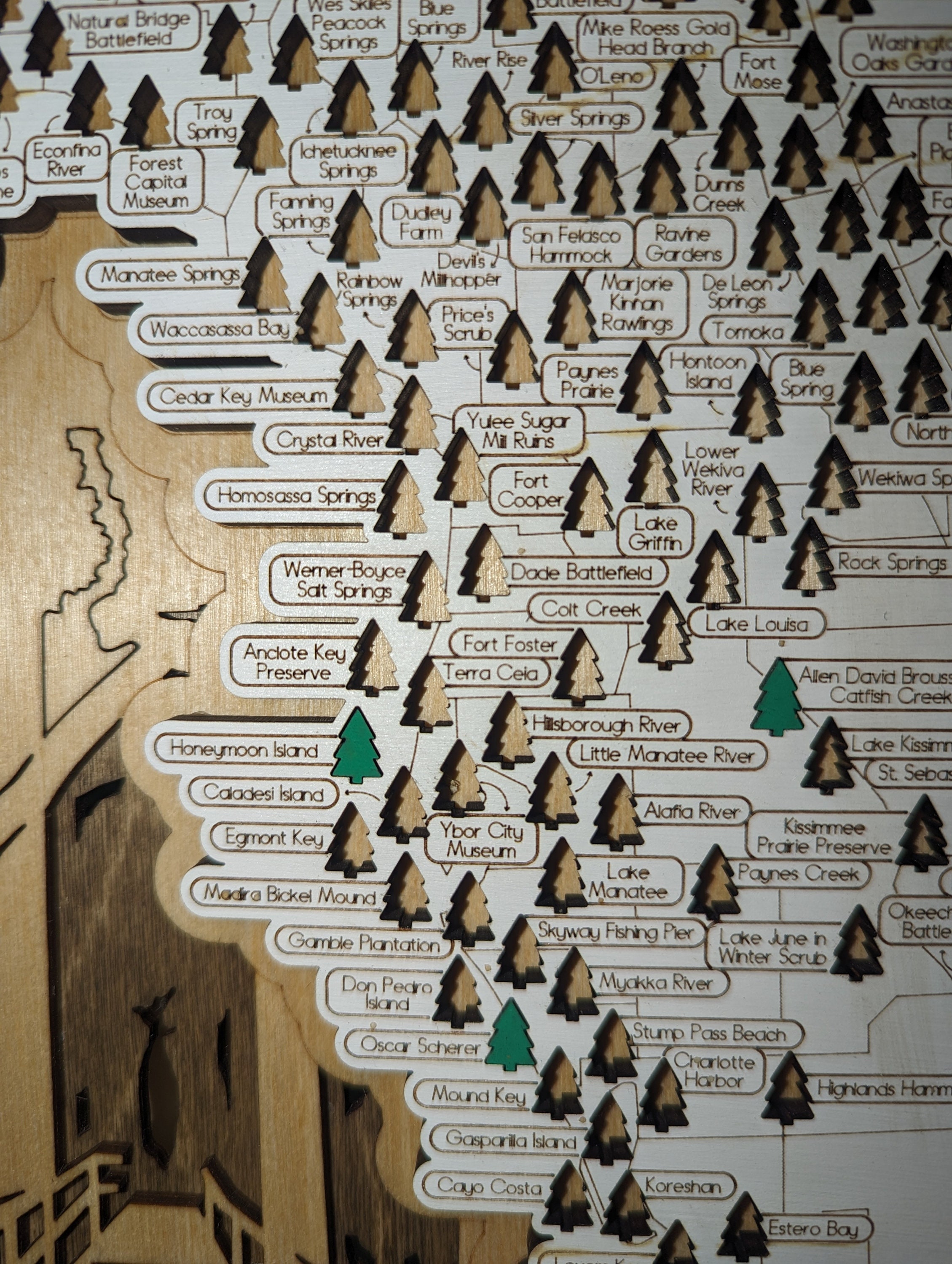 Florida State Parks Interactive Map, Tracking Map for Travel, Outdoor ...