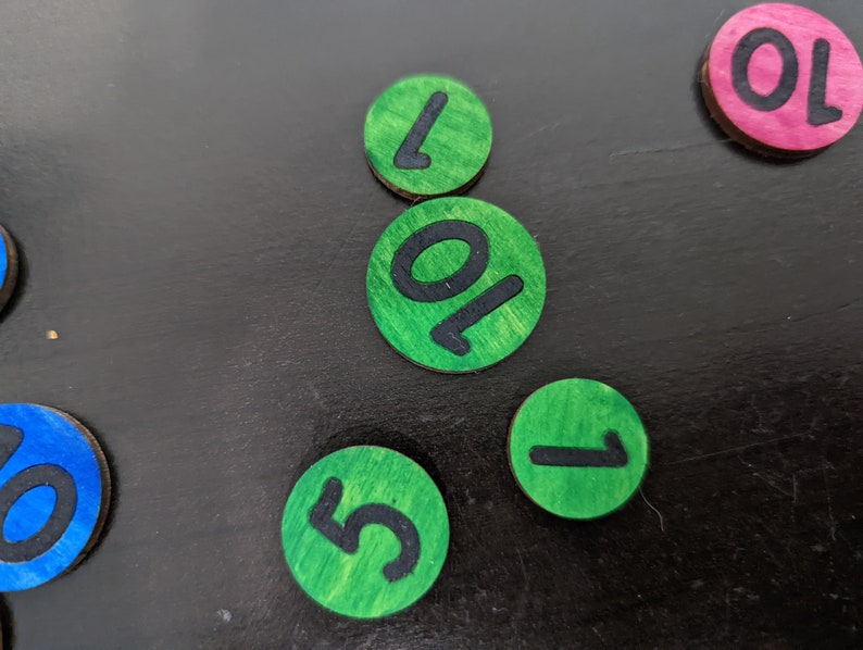 60 Wood Game Counters Replacement Tokens for Gamers Board - Etsy