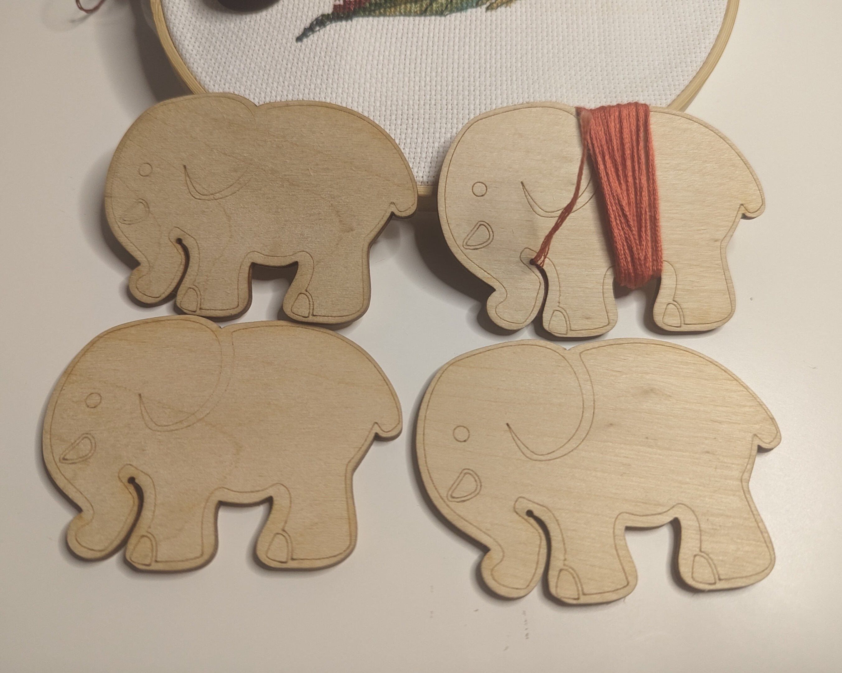 Cute Elephant Floss Bobbins Thread Keepers for Cross Stitch - Etsy