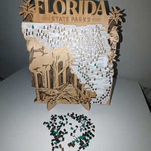 Florida State Parks Interactive Map, Tracking Map for Travel, Outdoor ...