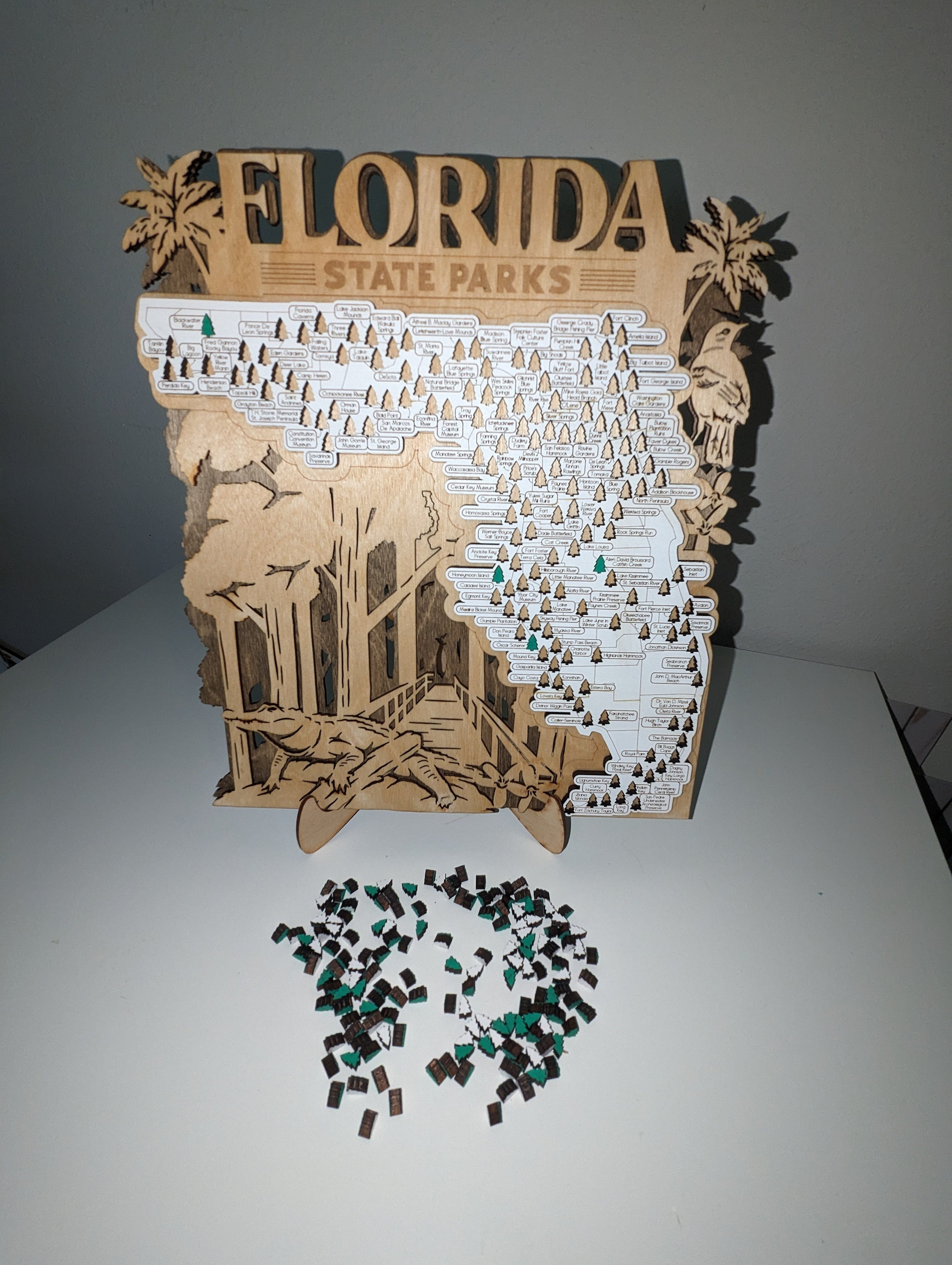 Florida State Parks Interactive Map, Tracking Map for Travel, Outdoor ...