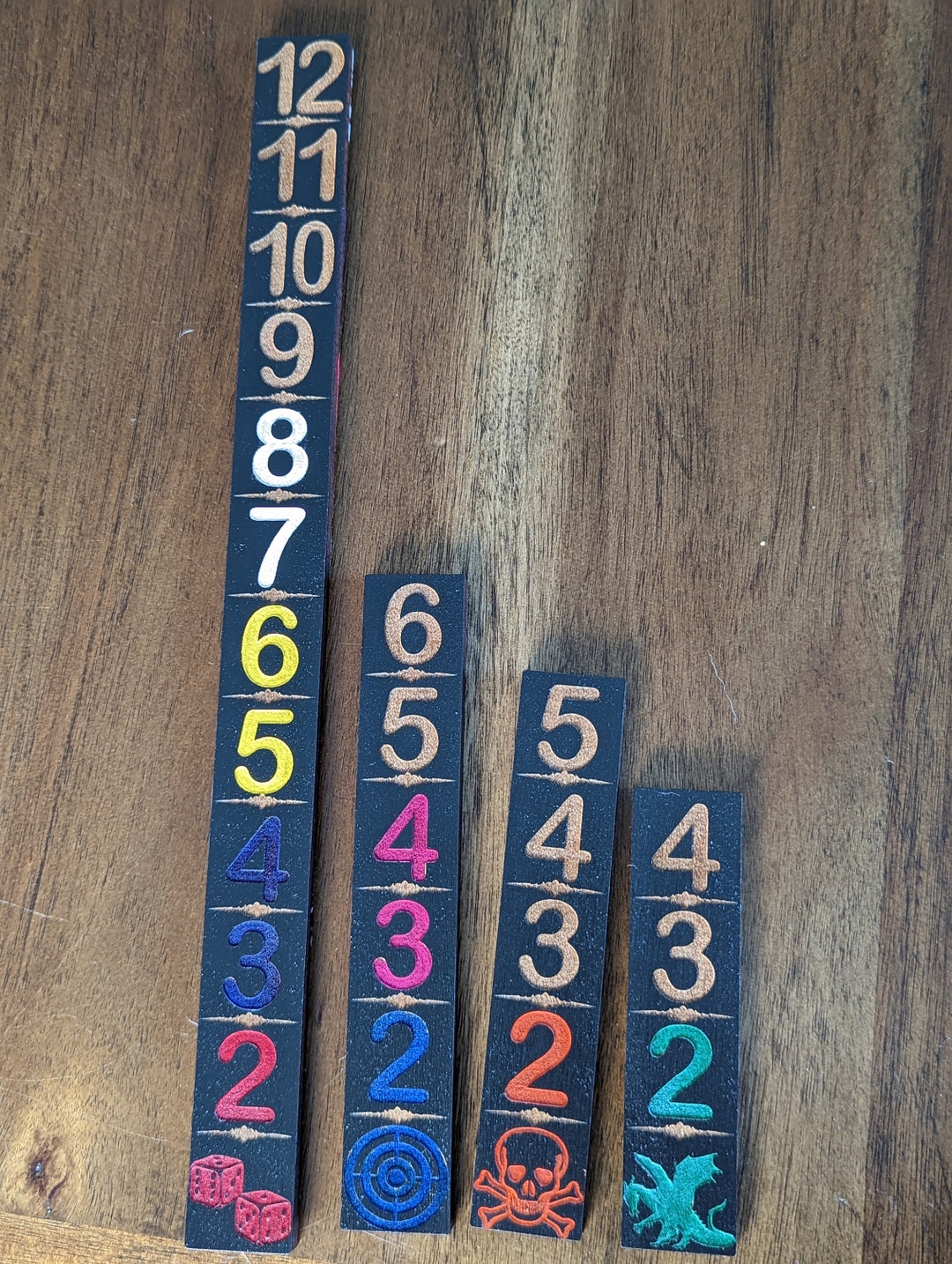 Customizable Maple Wargaming Measuring Sticks, Tabletop Gamer Gift - Etsy