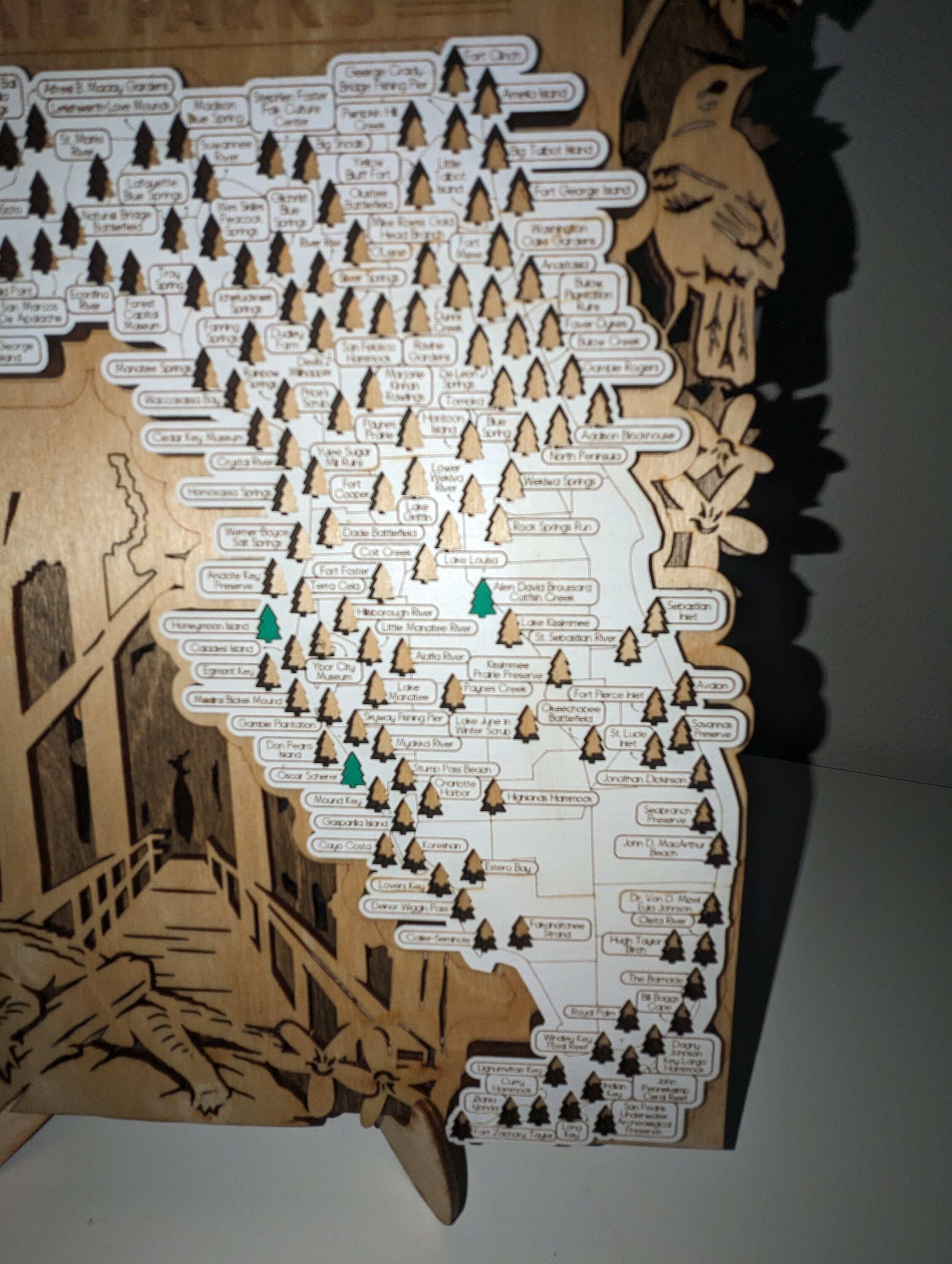 Florida State Parks Interactive Map, Tracking Map for Travel, Outdoor ...