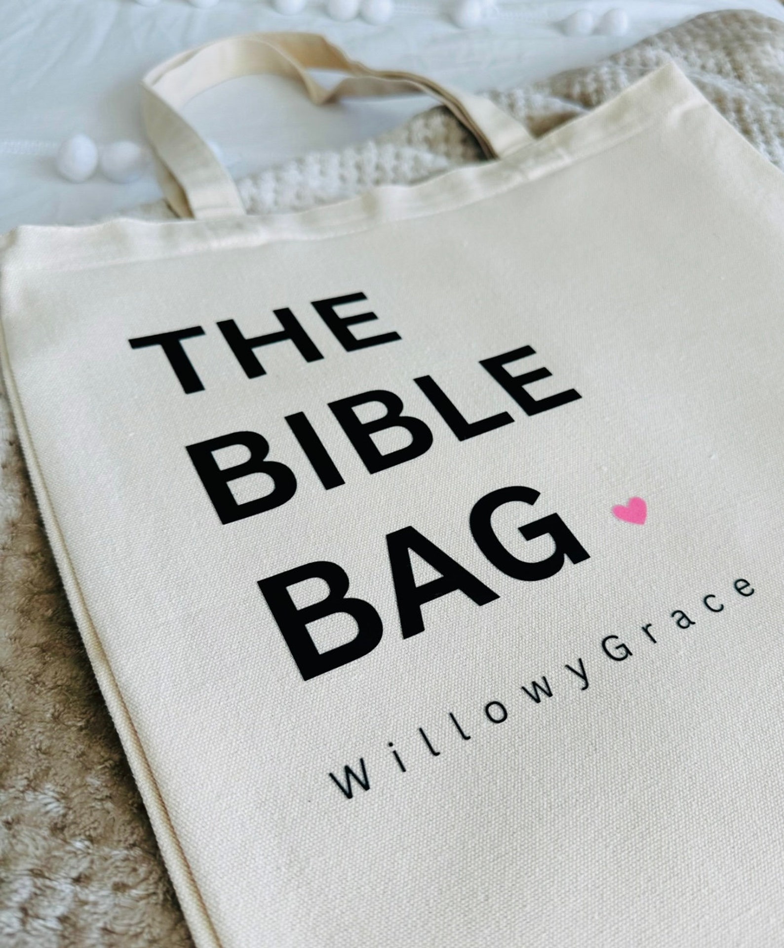Bible Bag, Bag for Bible, the Bible Bag, Cavnas Bag, Washable Bag ...