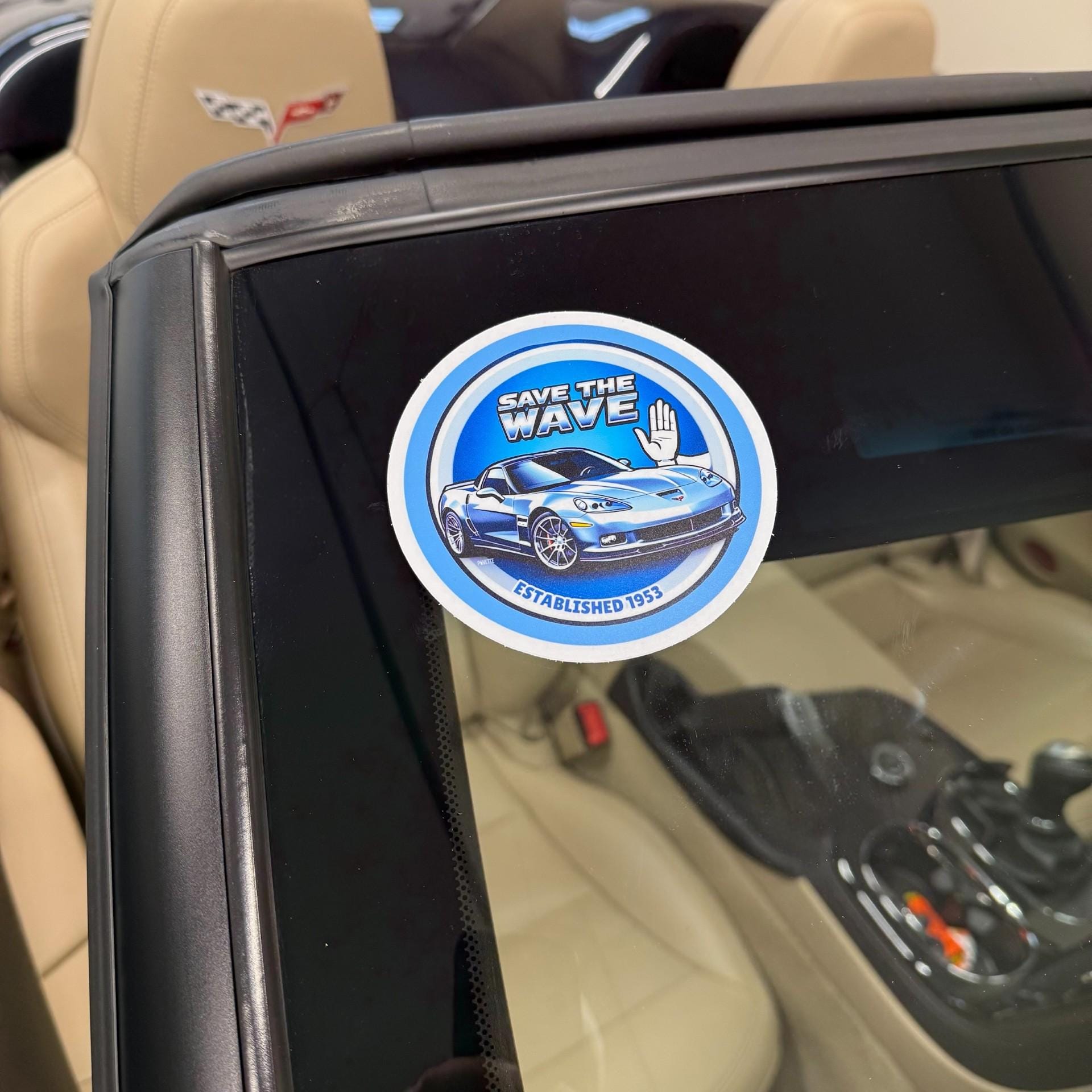 Corvette Sticker 2nd Gen Corvette Decal C2 Corvette Accessory Gift for ...