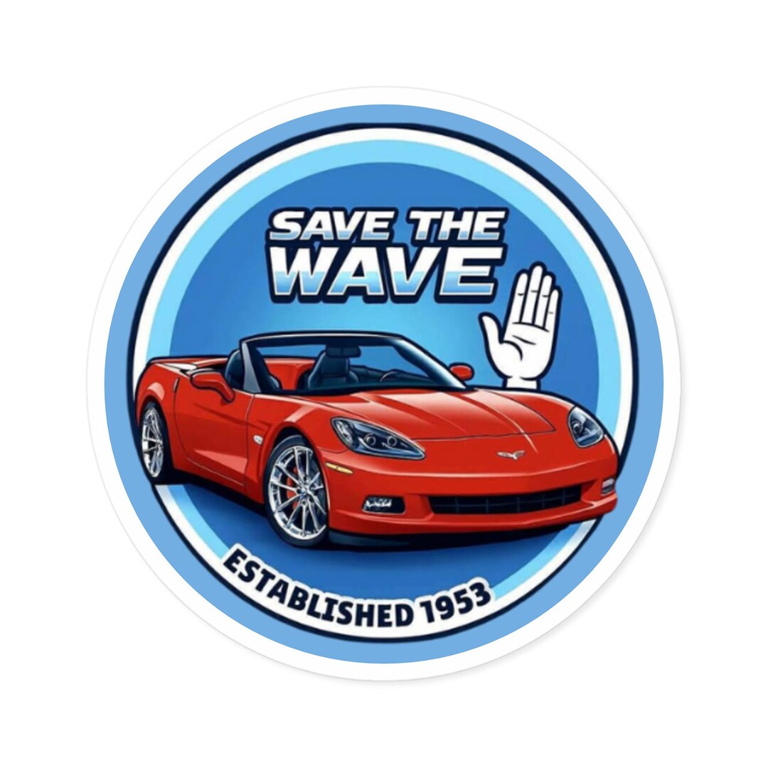 Corvette Sticker 6th Gen Corvette Decal C6 Corvette Accessory Gift for ...