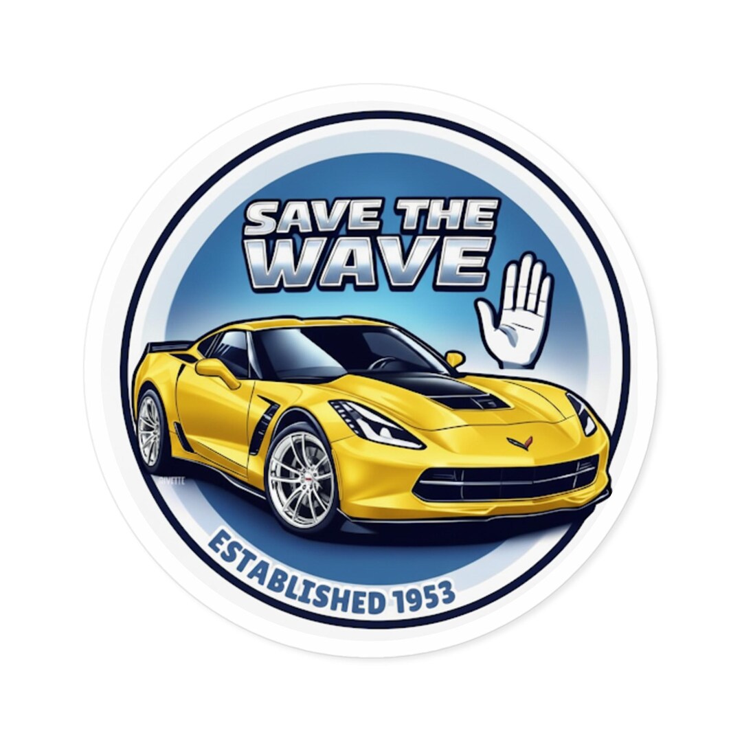 Corvette Sticker 7th Gen Corvette Decal C7 Corvette Accessory Gift for ...