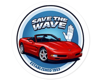 Corvette Sticker 5th Gen Corvette Decal C5 Corvette Accessory Gift for ...