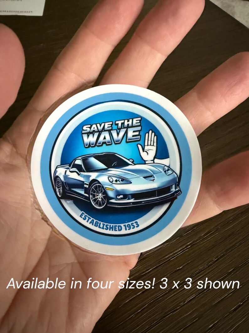Corvette Sticker 2nd Gen Corvette Decal C2 Corvette Accessory Gift for ...