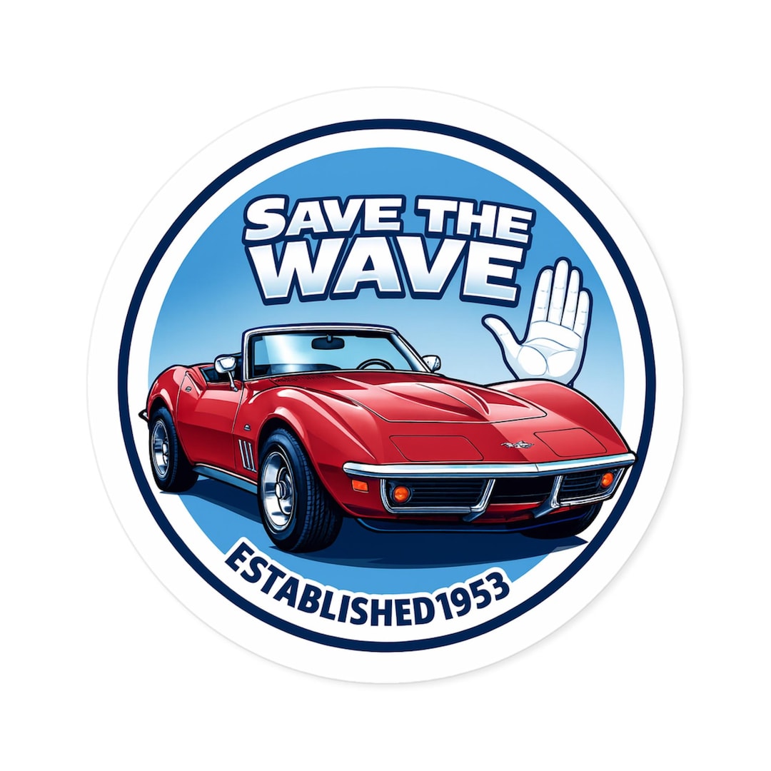 Corvette Sticker 3rd Gen Corvette Decal C3 Corvette Accessory Gift for ...