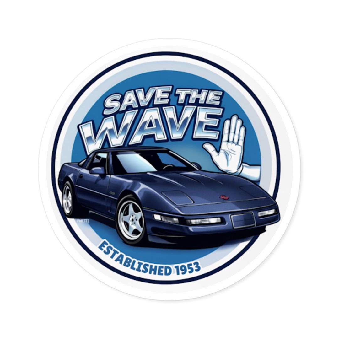Corvette Sticker 4th Gen Corvette Decal C4 Corvette Accessory Gift for ...