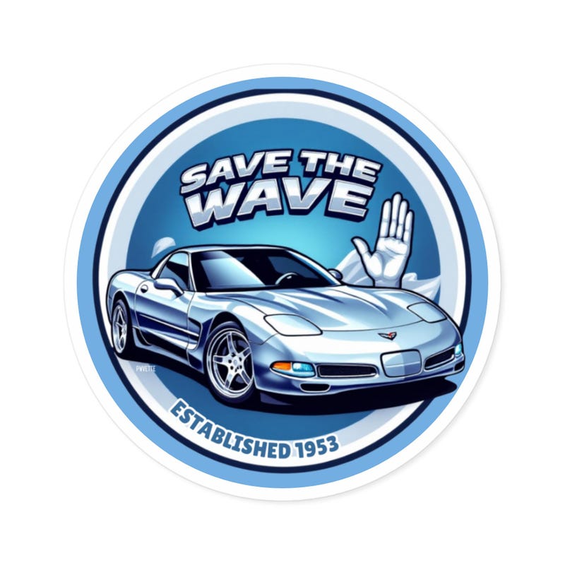 Save the Wave Stickers - Etsy
