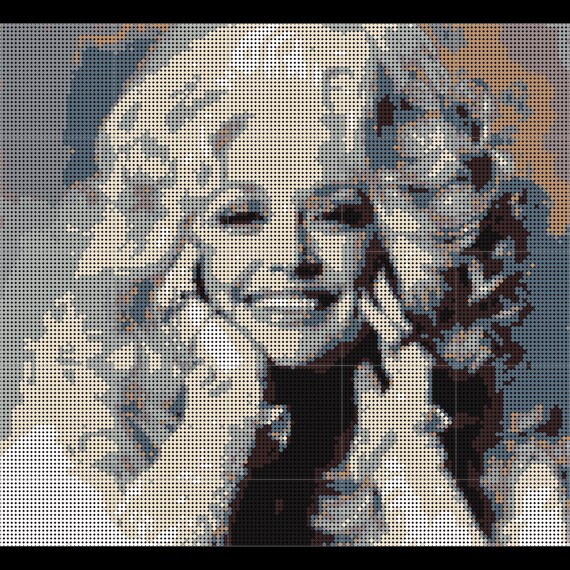 Dolly Parton Perler Bead Pattern Design PDF Digital Download | Etsy