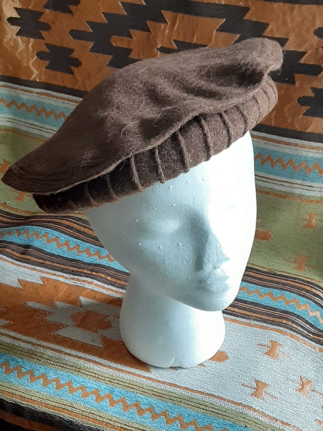 Afghan Pakol Hat - Brown - HANDMADE - NATURAL WOOL - Etsy