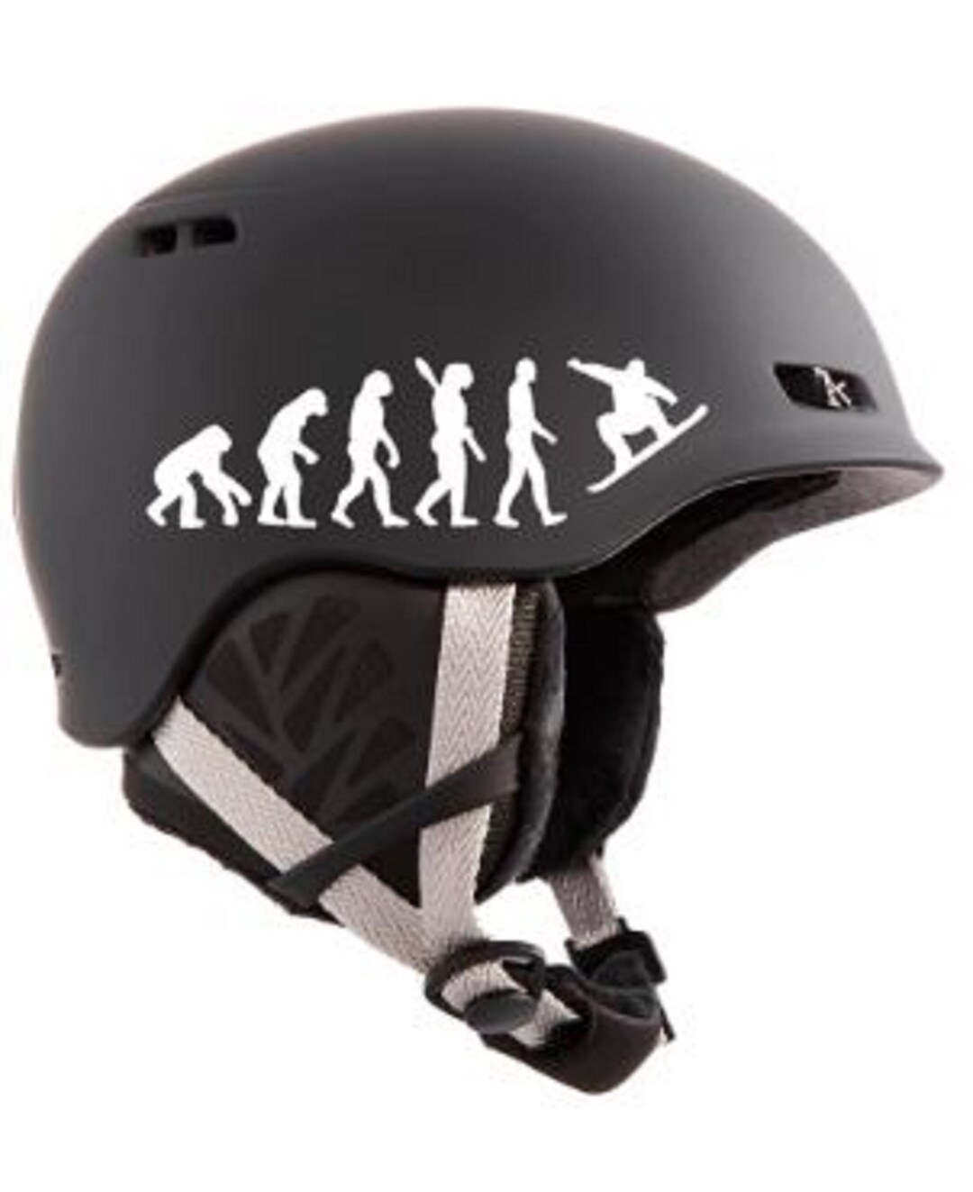 Snowboarding Evolution Decal - Etsy