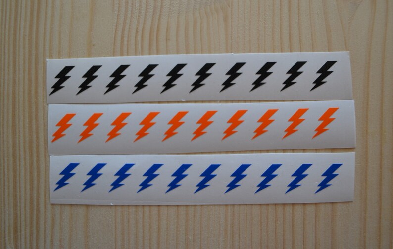 Set of 20 Lightning Bolt Decals, Bolt Vinyl Decal,flash Stickers - Etsy