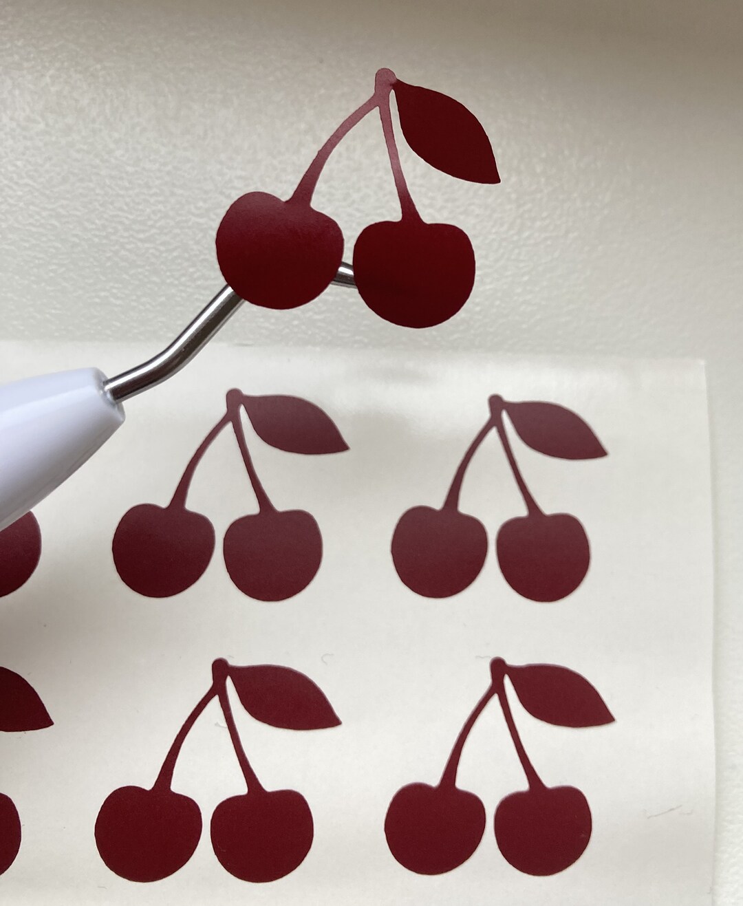 Set of 20 Cherry Vinyl Decals, Berry Decals, Fruits Stickers Decals - Etsy