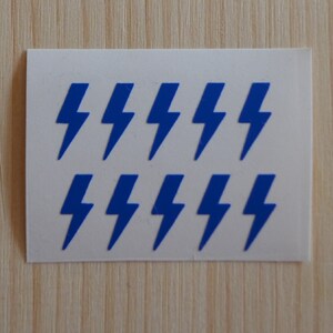 Set of 20 Lightning Bolt Decals, Thunder Decals, Bolt Vinyl Decal,flash ...