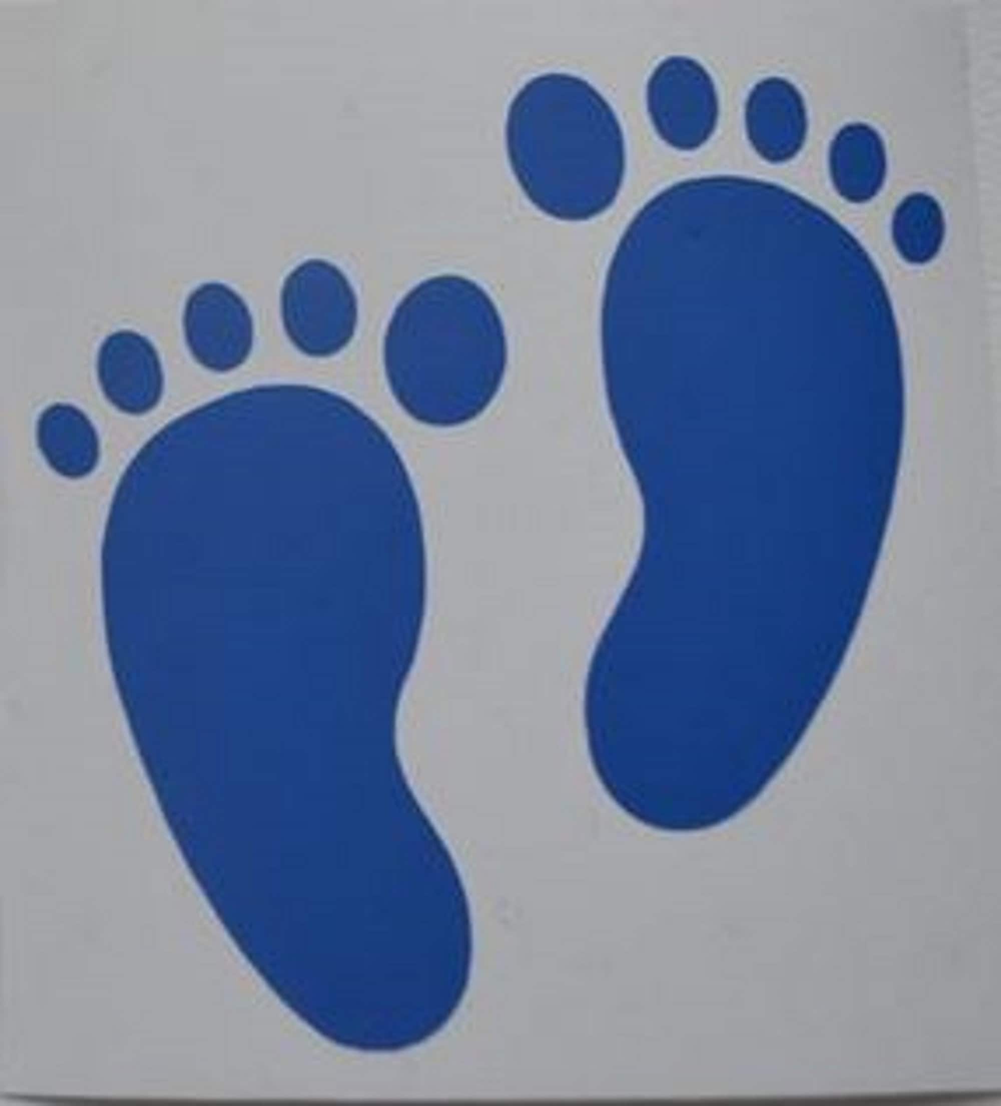 Set of 5 Pairs Baby Feet Decals Baby Feet Decals Baby Feet - Etsy Australia