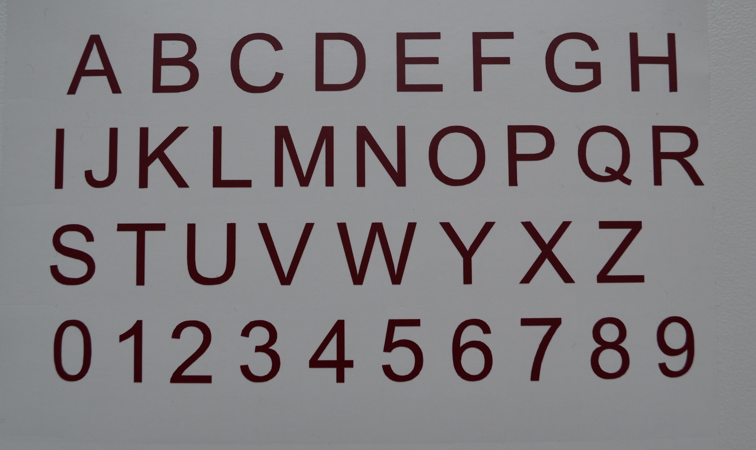 Block Letter Vinyl Alphabet decals Capital letters Home Décor Home ...