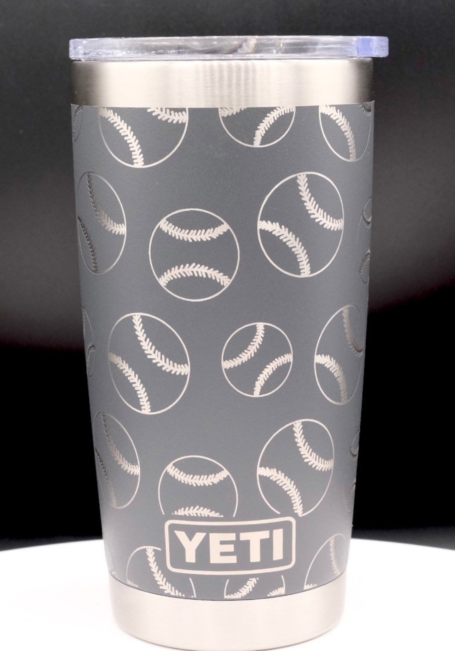 Engraved Baseball / Softball on 20oz Yeti Tumbler With Magslide Lid ...