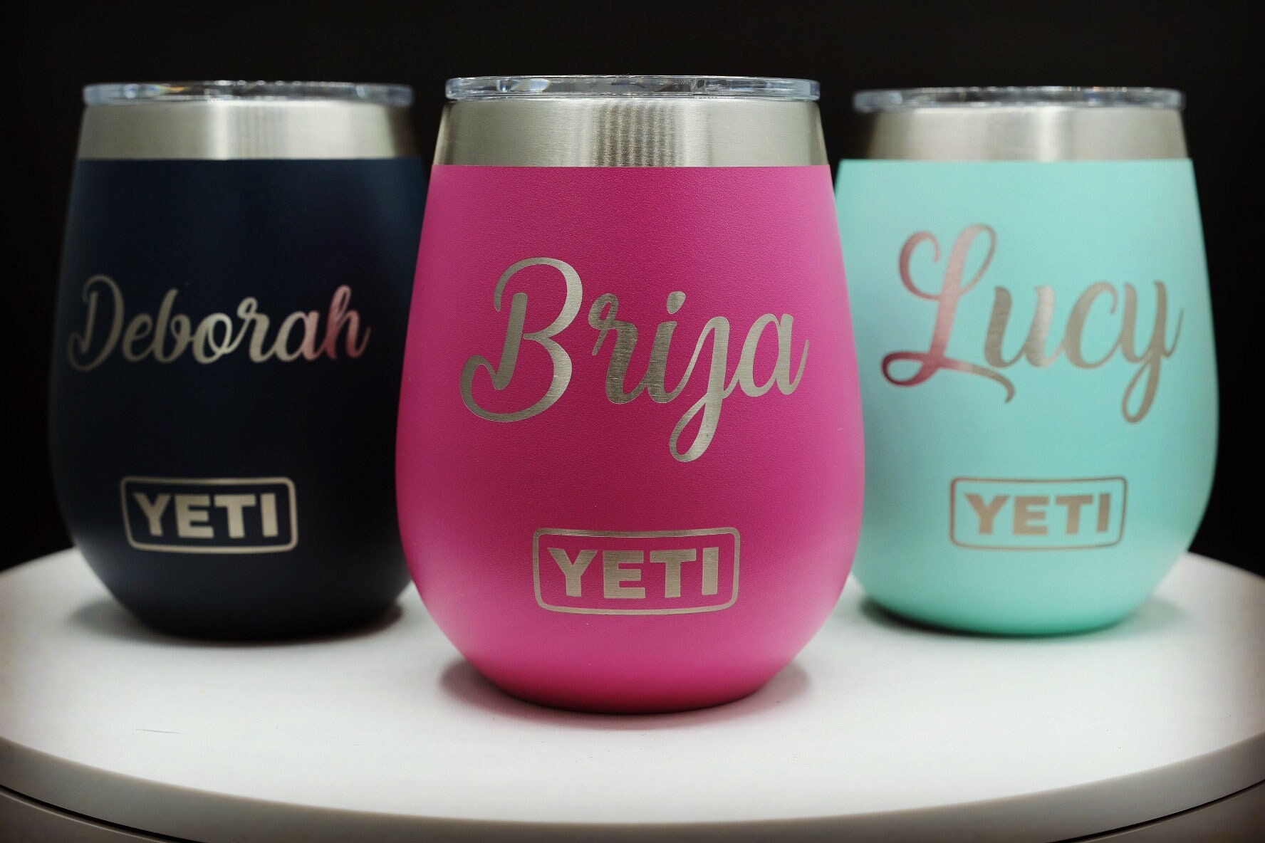 Personalized/logo Hand or Laser Engraved YETI Rambler 10oz - Etsy